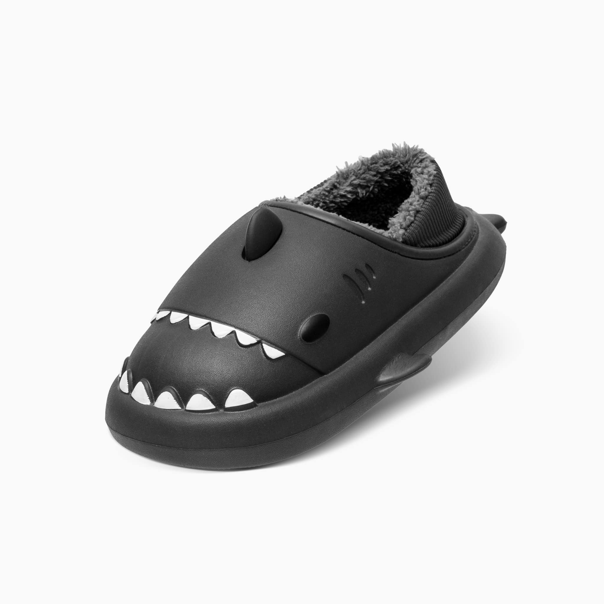 Cloud Sharks - Cushion with Fur – Cloud Slides