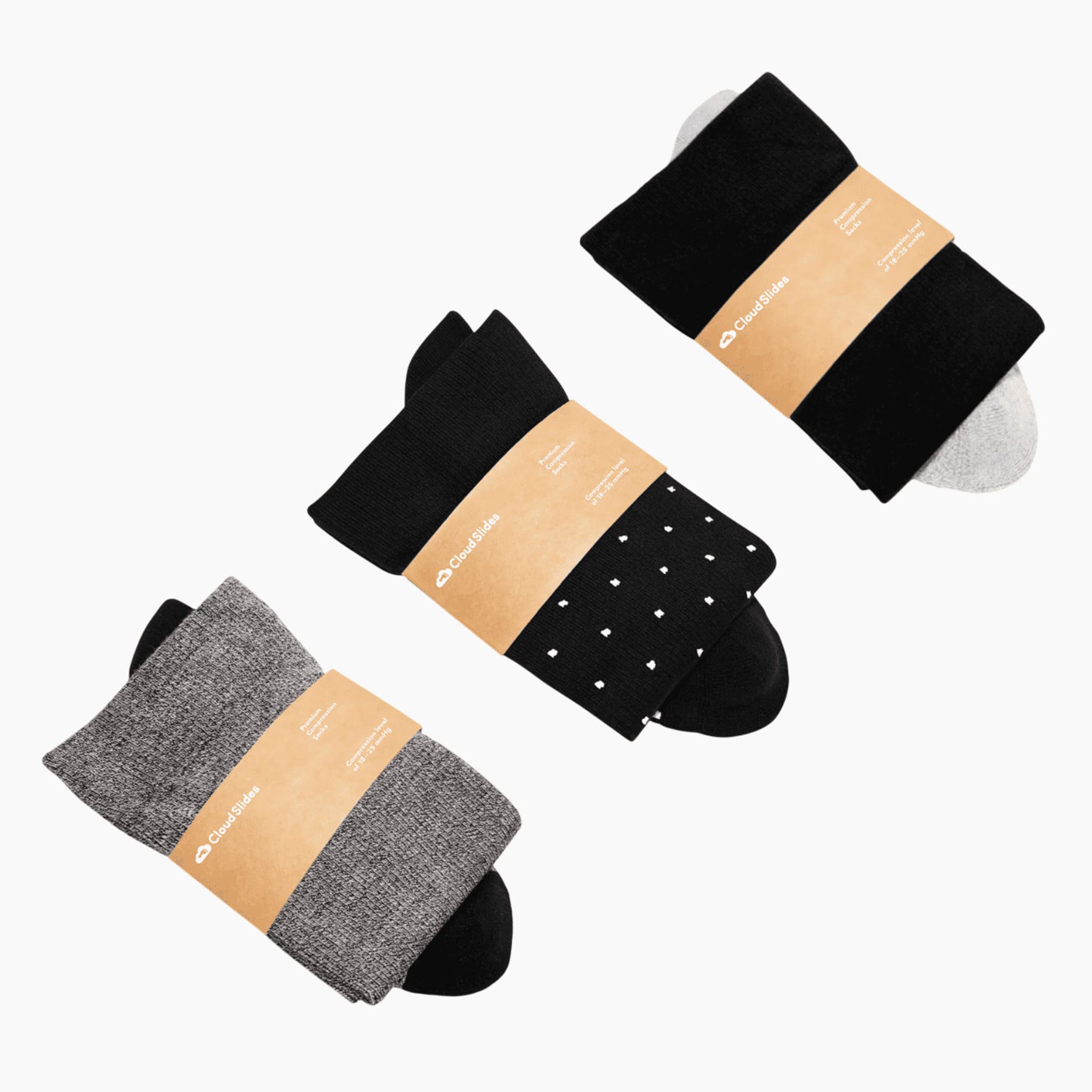 Compression Socks Packs – Cloud Slides